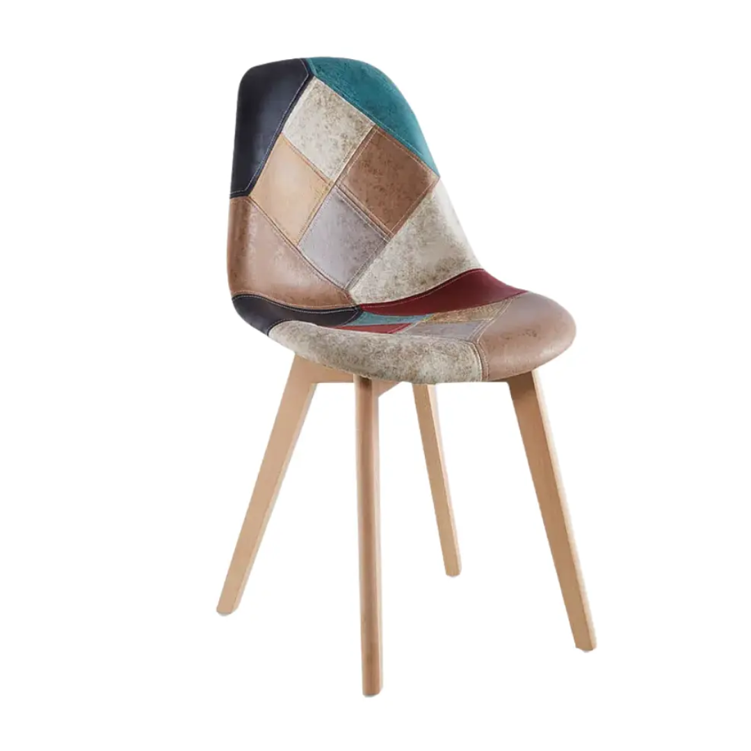 Silla Patchwork Da Vinci | Ecocuero Claro